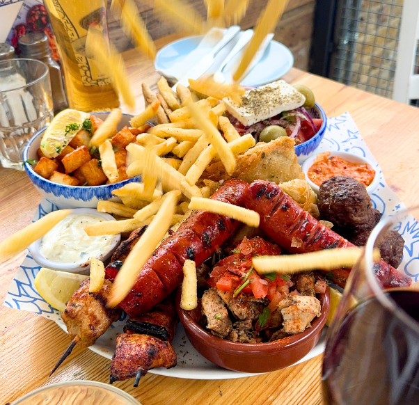 Tsiknopempti at The Real Greek - Silverburn Shopping Centre
